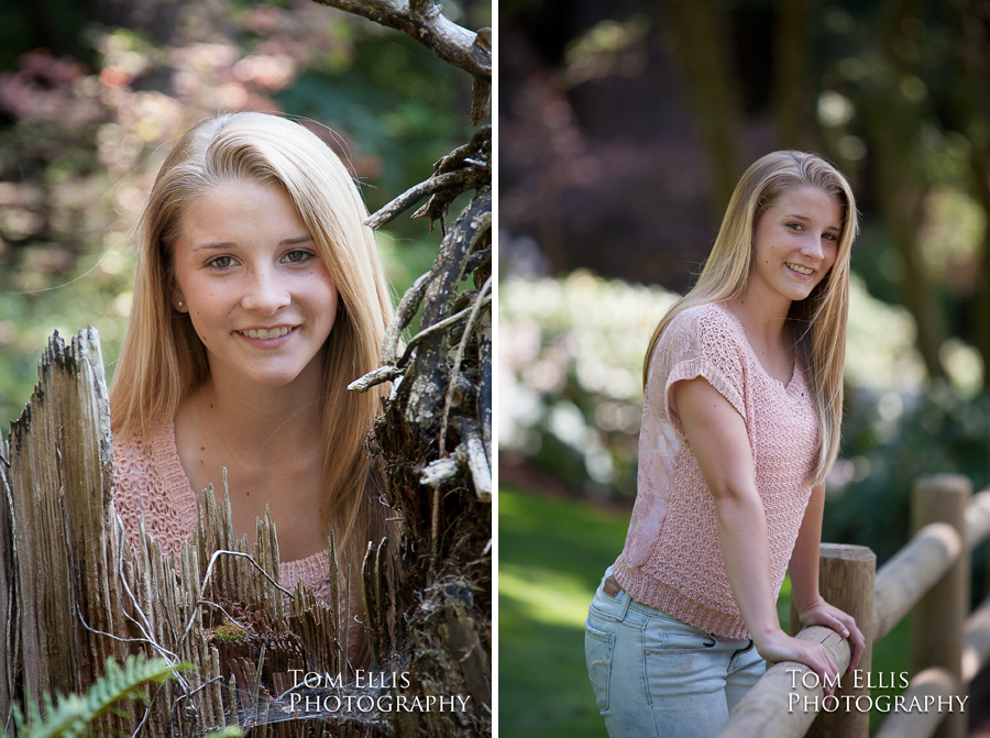 Seattle area senior portraits, Stephanie, Chism Beach Park